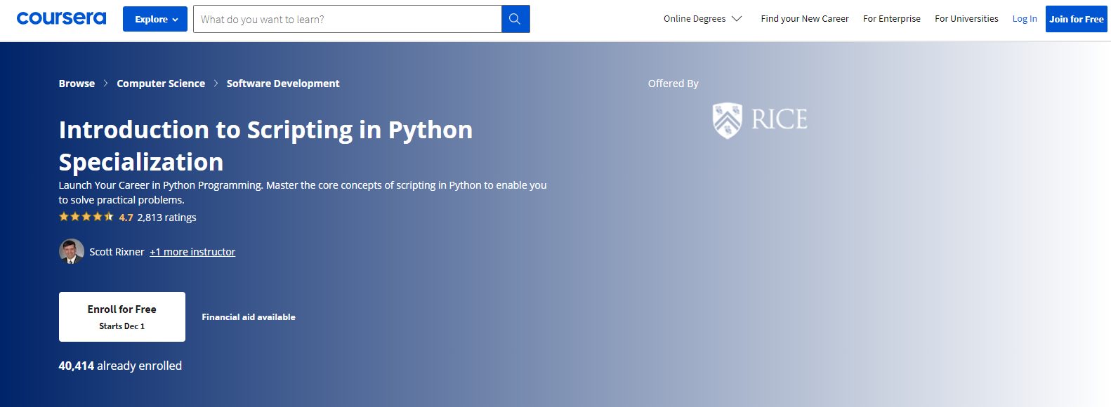 أفضل 7 دورات تعليم لغة البايثون (Python) من الصفر إلى الإحتراف