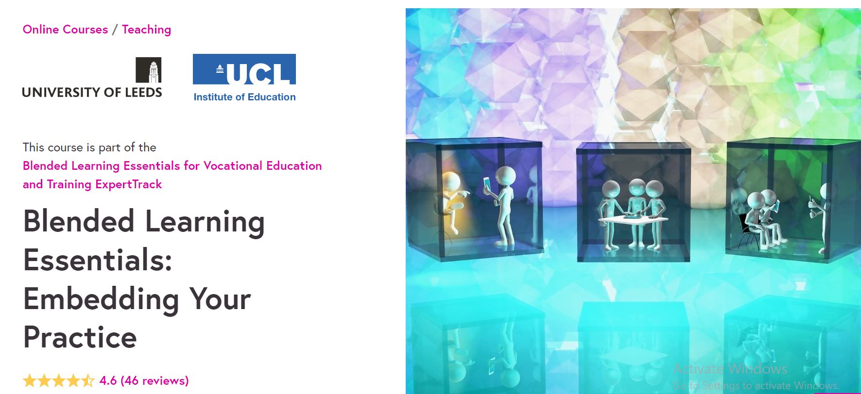 تعرّف على دورات أساسيات التعليم المدمج من موقع Future Learn!