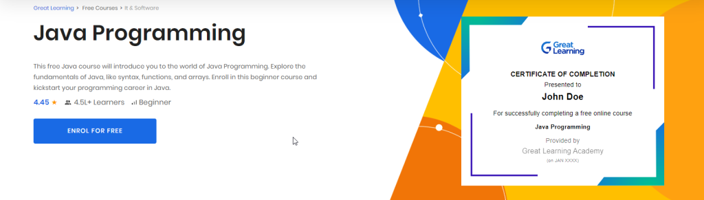 أفضل 6 دورات لتعلم لغة الجافا (Java) أون لاين