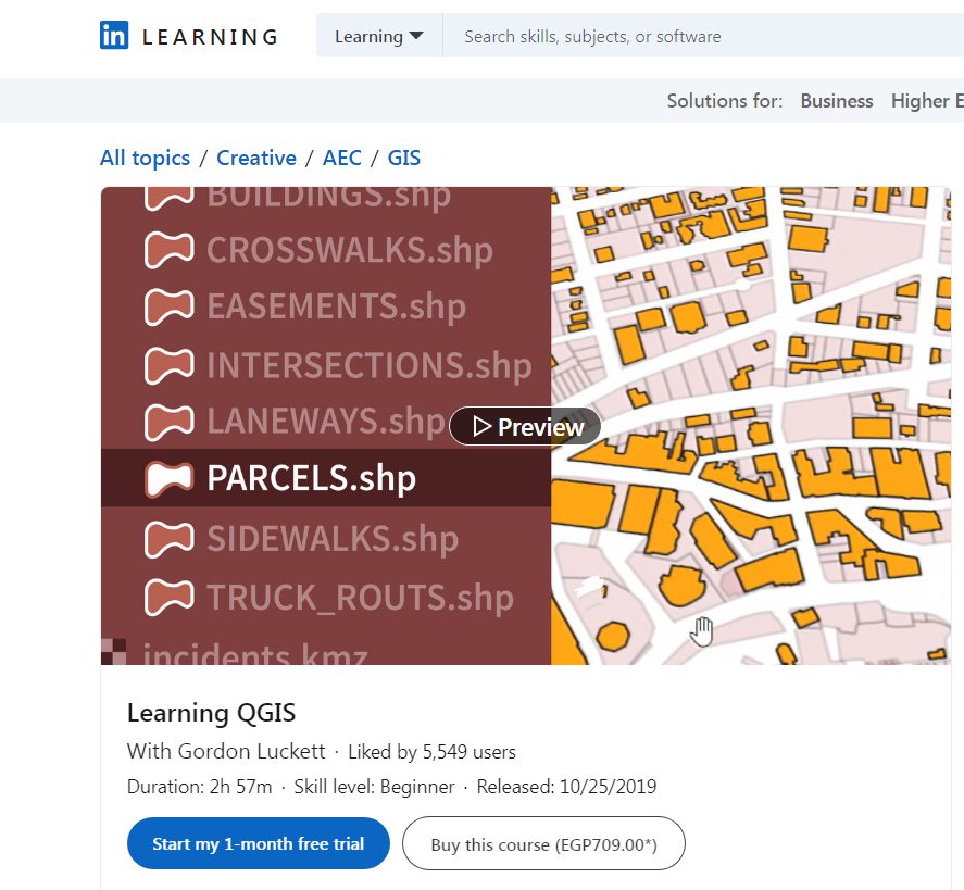 مسار Advance Your Skills in GIS مسار Advance Your Skills in GIS