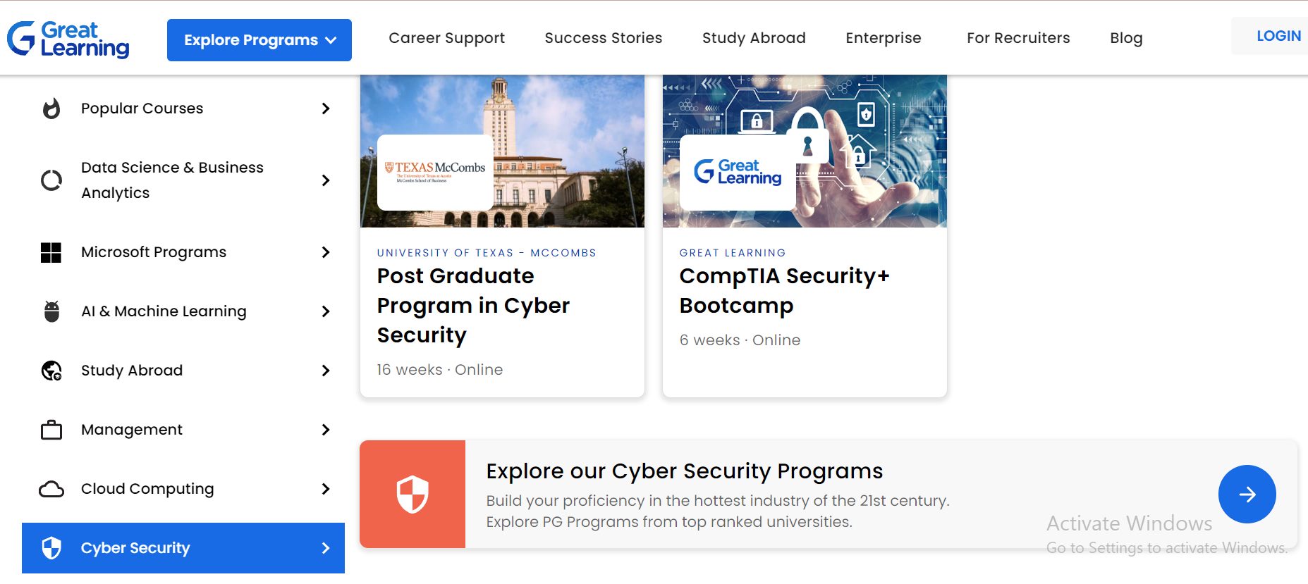 منصة Great Learning: أفضل منصة لبرامج الشهادات الجامعية عبر الإنترنت!